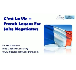 Video: C'est La Vie — French Lessons For Sales Negotiators – Blue ...
